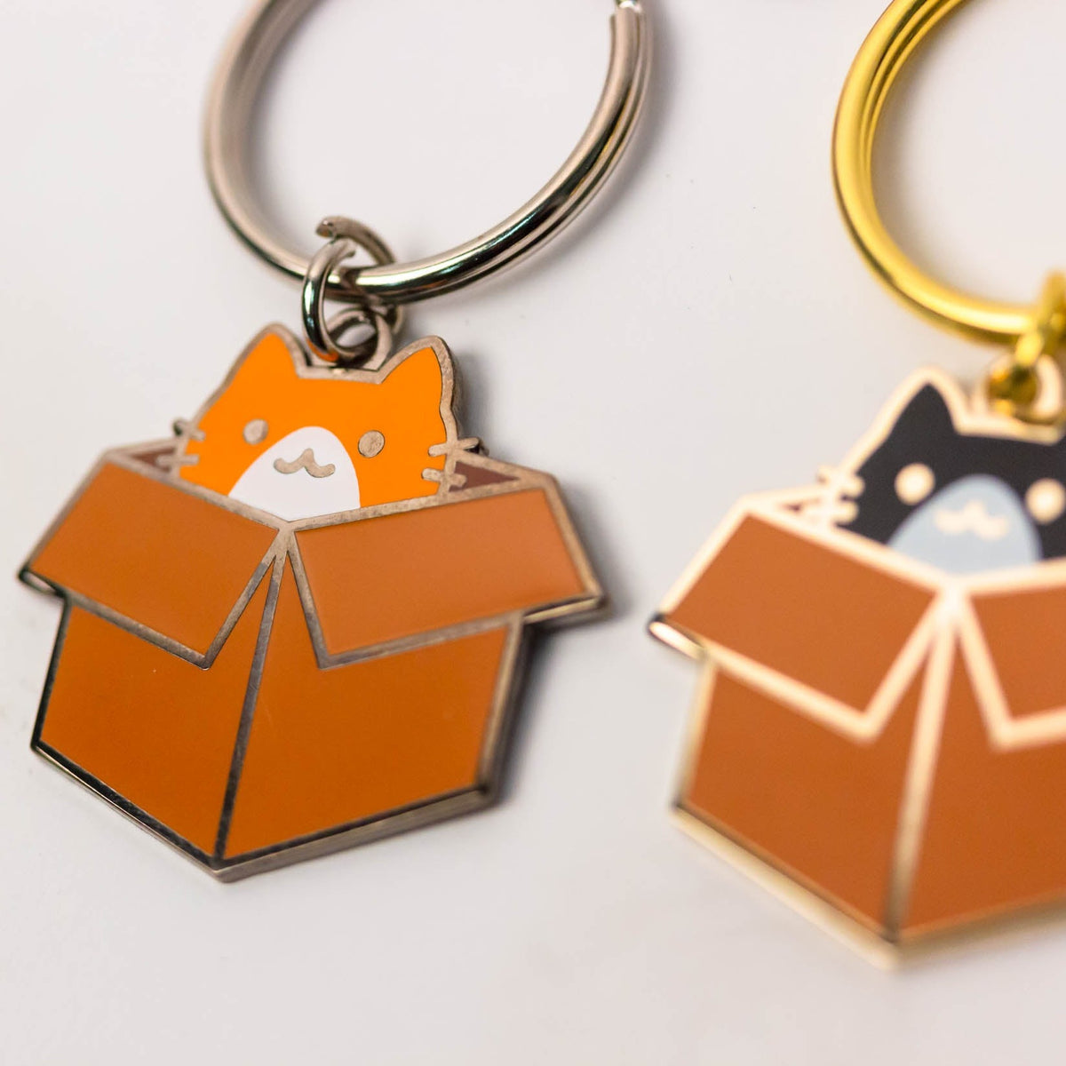 Box Cat Keychain – Sylvan Design Co.