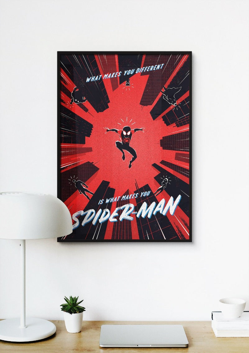 Spider-Verse Minimalist Poster – Sylvan Design Co.