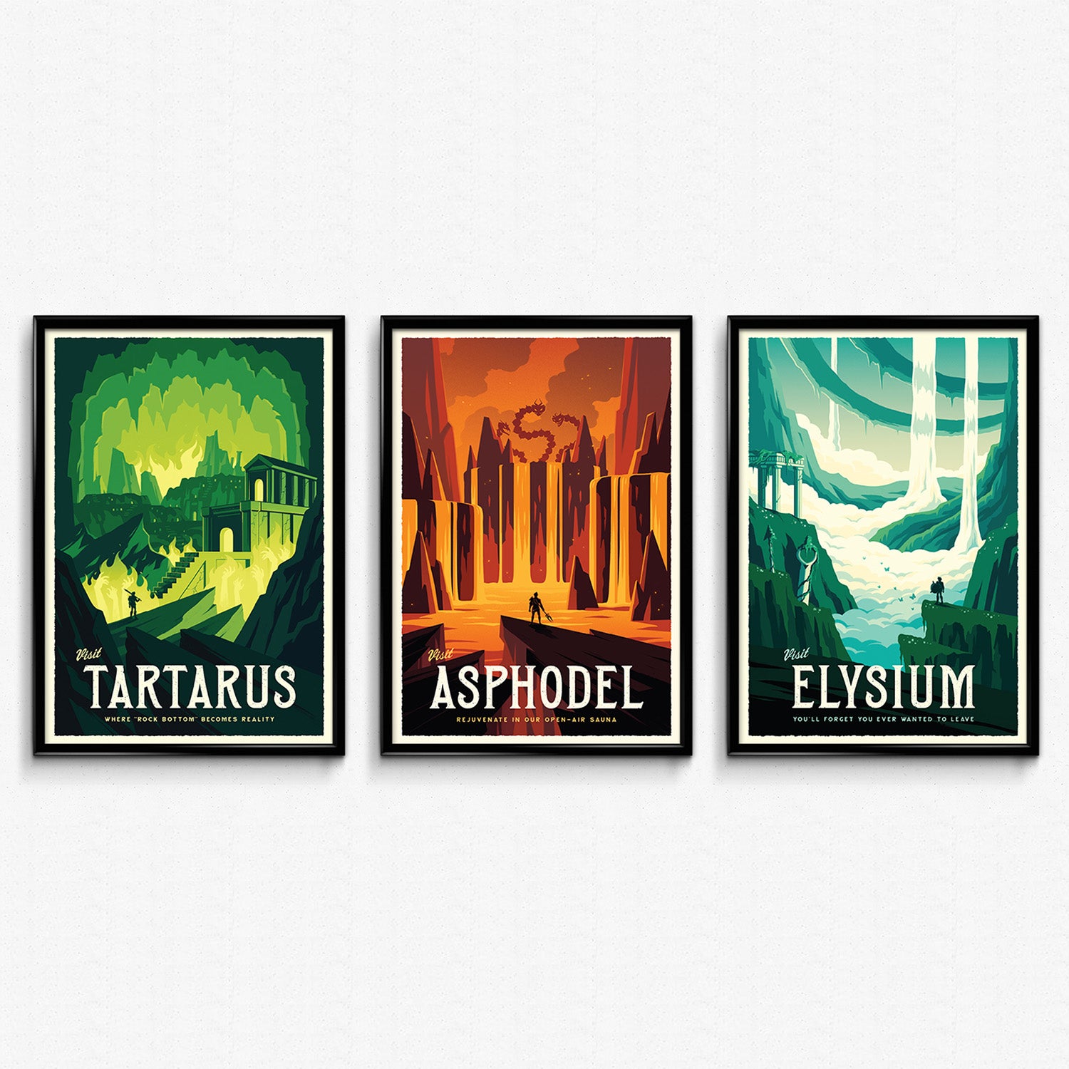 Hades Travel Poster Bundle – Sylvan Design