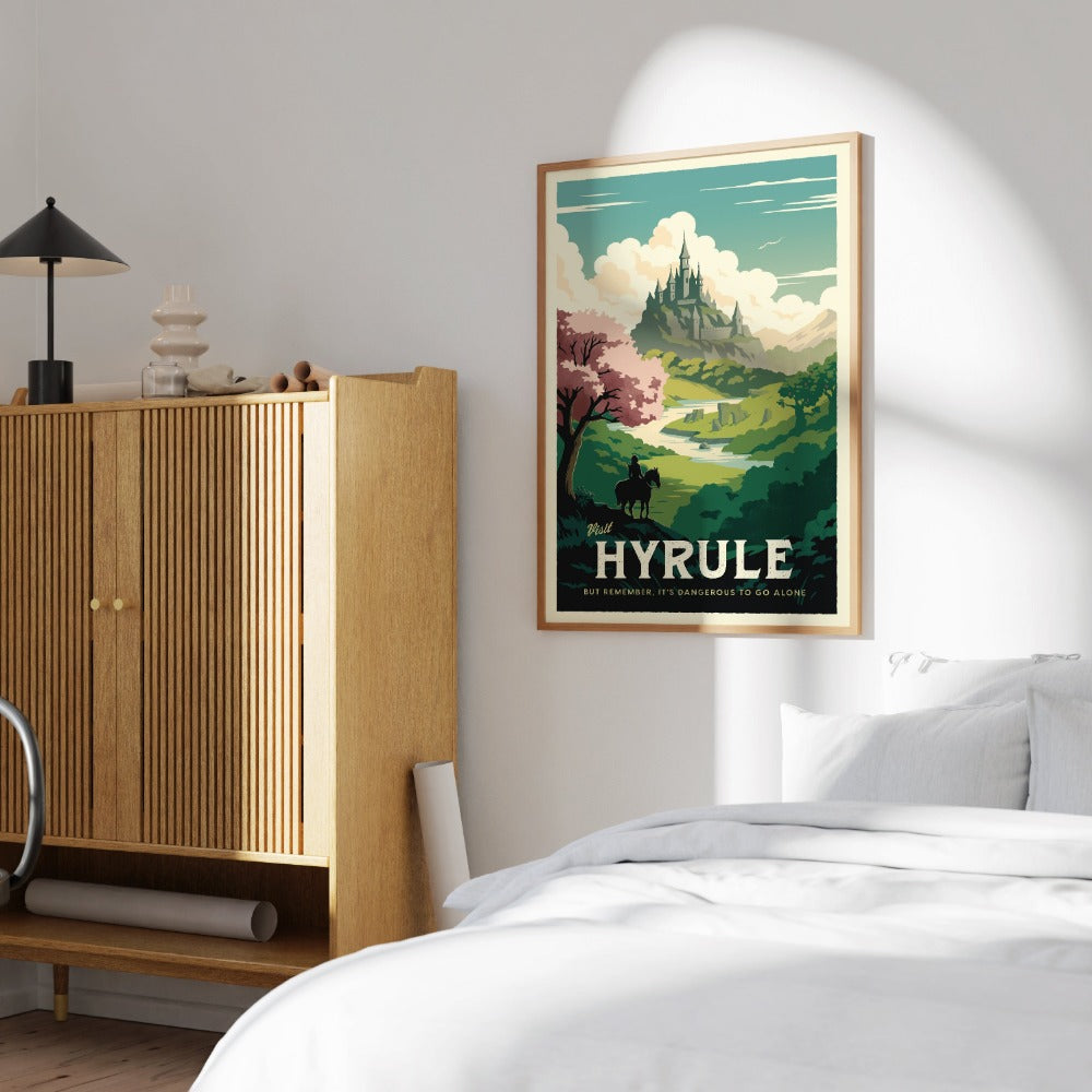 Hyrule Travel Poster – Sylvan Design
