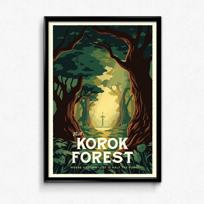 Legend of Zelda Travel Poster Bundle (Set of 3) – Sylvan Design