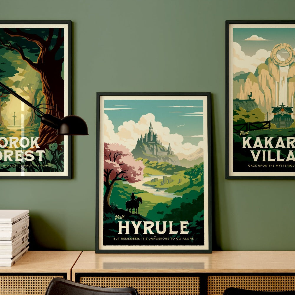 Hyrule Travel Poster – Sylvan Design