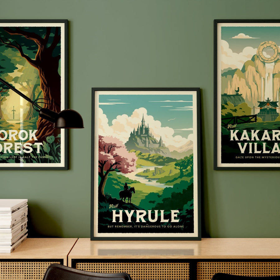 Hyrule Travel Poster – Sylvan Design