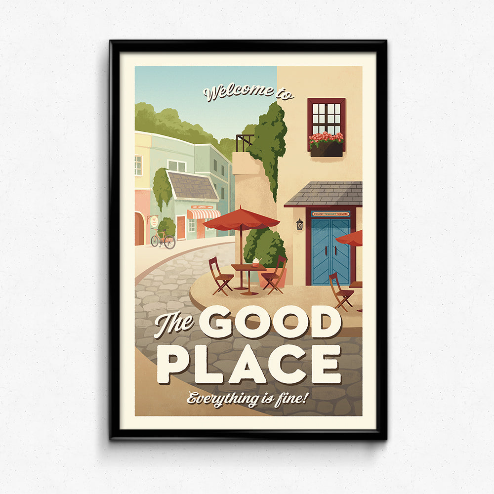The Good Place Travel Poster – Sylvan Design
