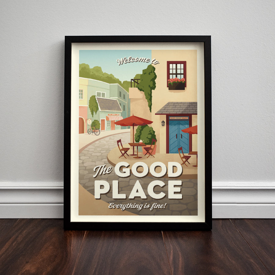 The Good Place Travel Poster – Sylvan Design