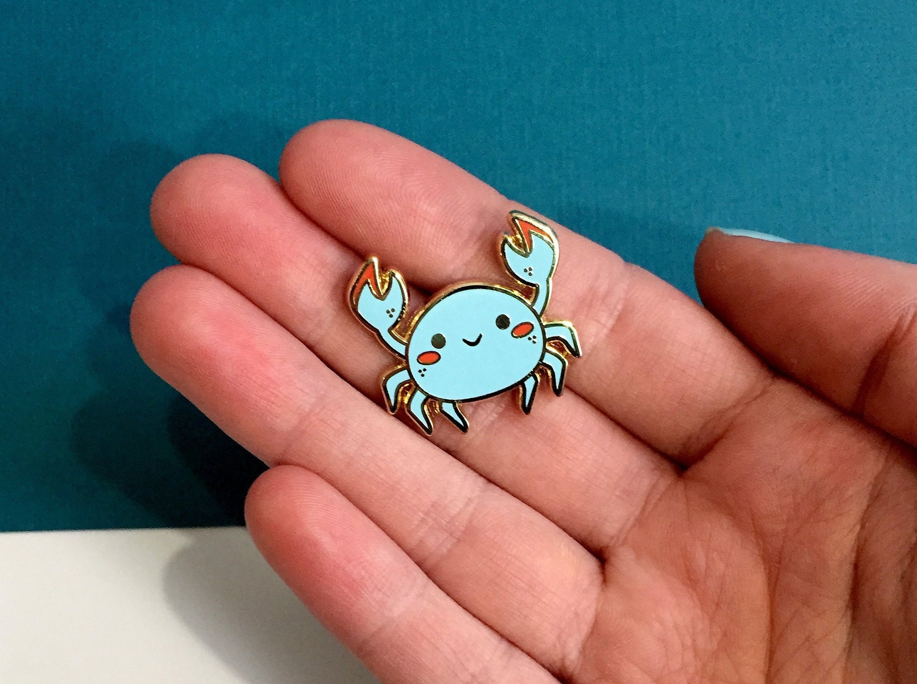 Maryland Blue Crab Enamel Pin – Sylvan Design