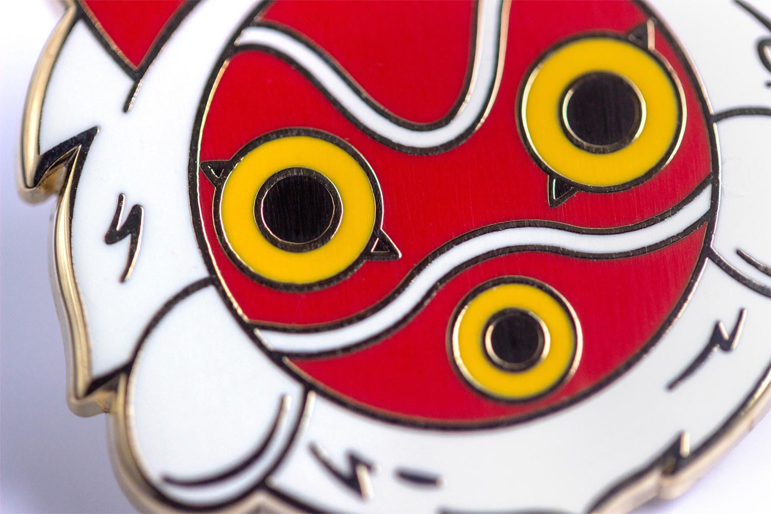 Mononoke Mask Enamel Pin – Sylvan Design